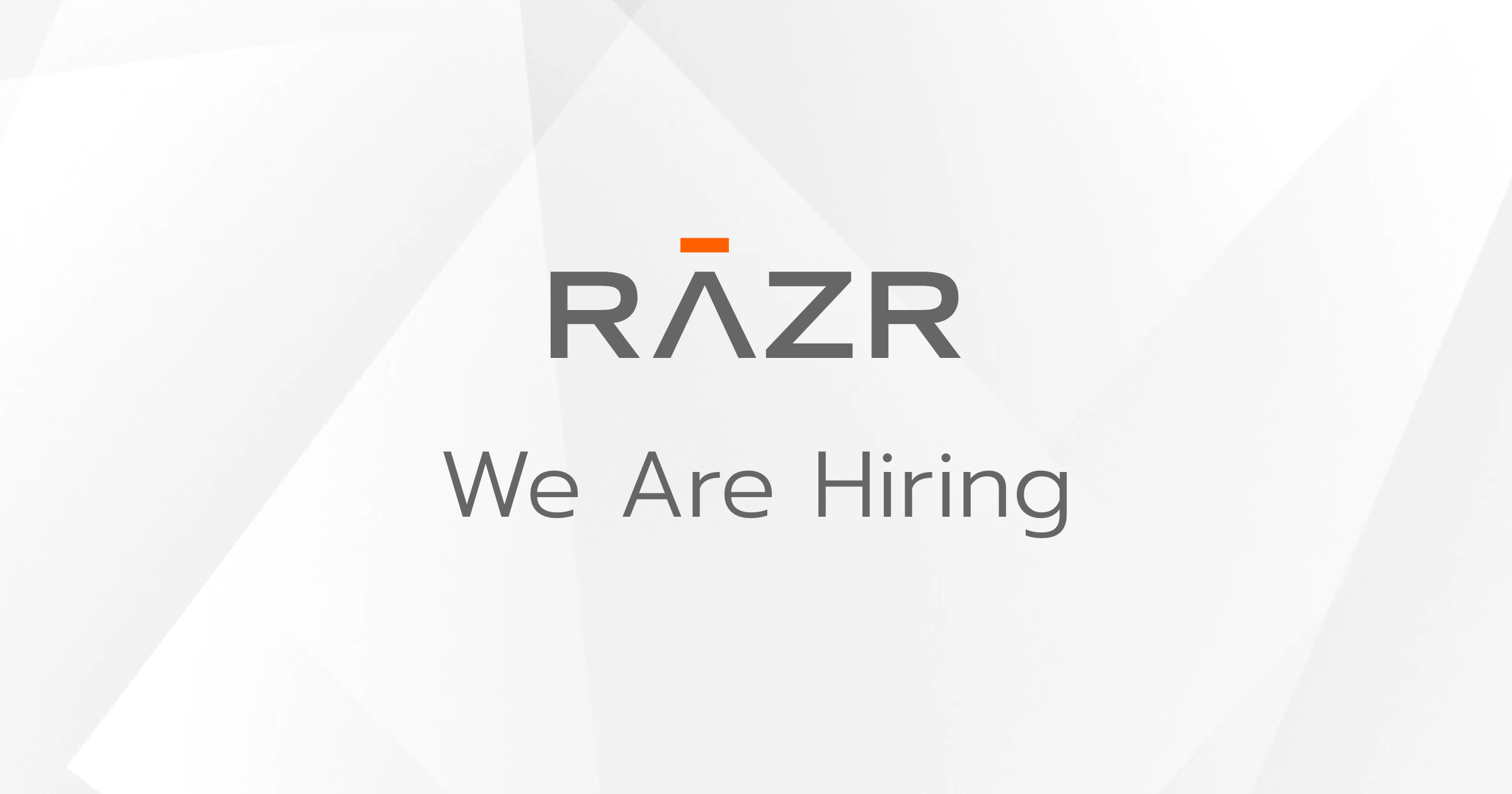 Careers at RAZR — A job at RAZR is like no other.